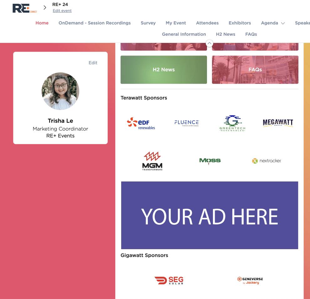 Sponsorship Deliverables - RE+